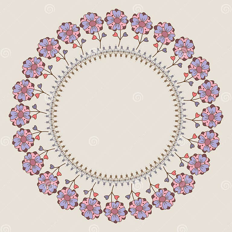 Background for Congratulations with an Abstract Pattern in a Circle ...