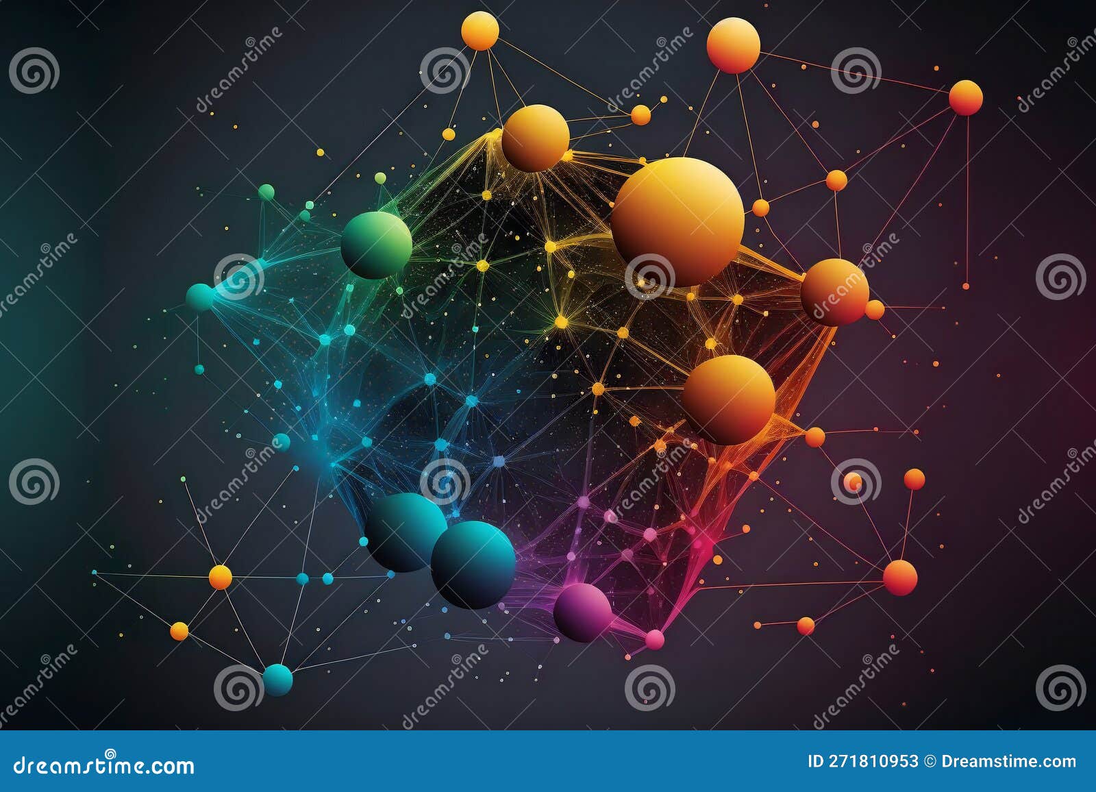 Background with Connecting Dots and Lines, Abstract, Backgrounds Stock ...