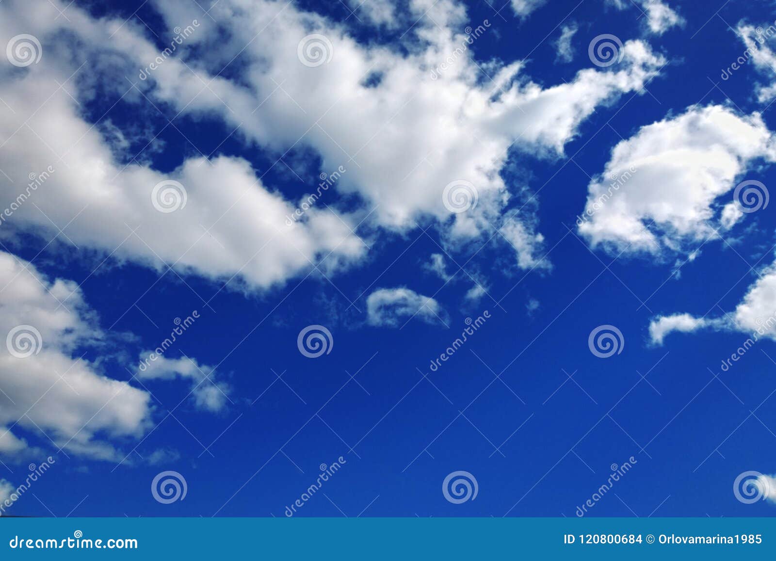 Cumulus Clouds are in the Sky Stock Photo - Image of meteorology ...
