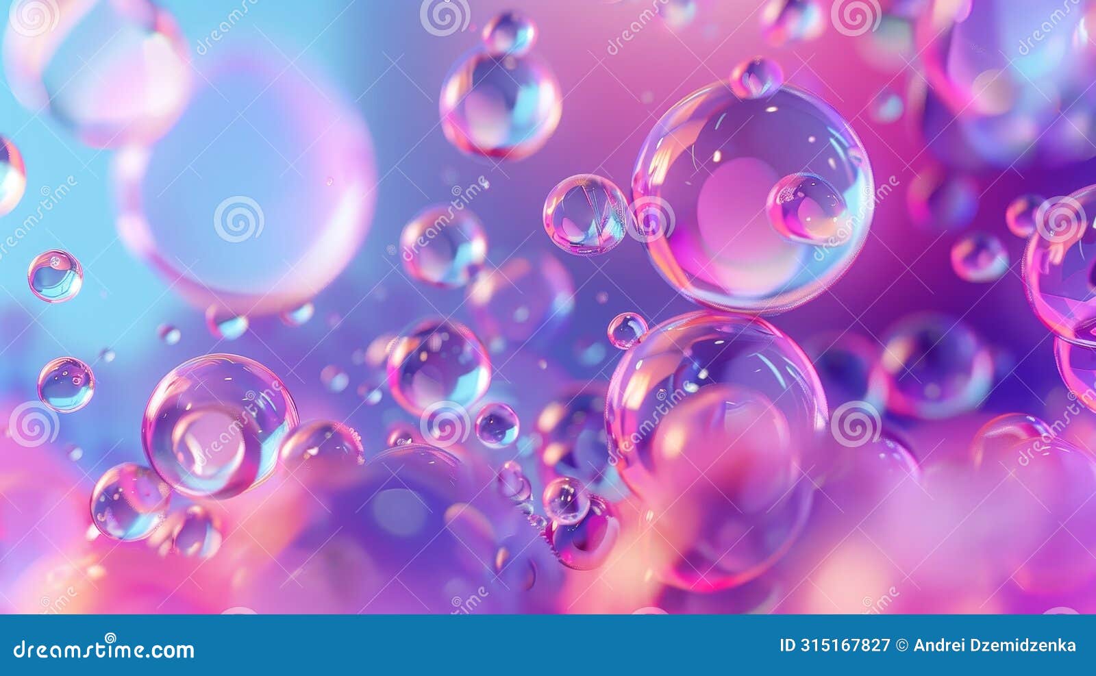 The Background Consists of Holographic Floating Liquid Blobs, Soap ...