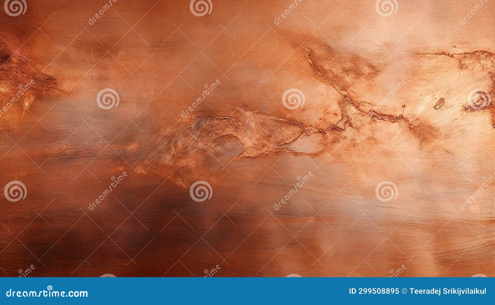 Copper Metal Texture Background. Generative AI Stock Illustration ...