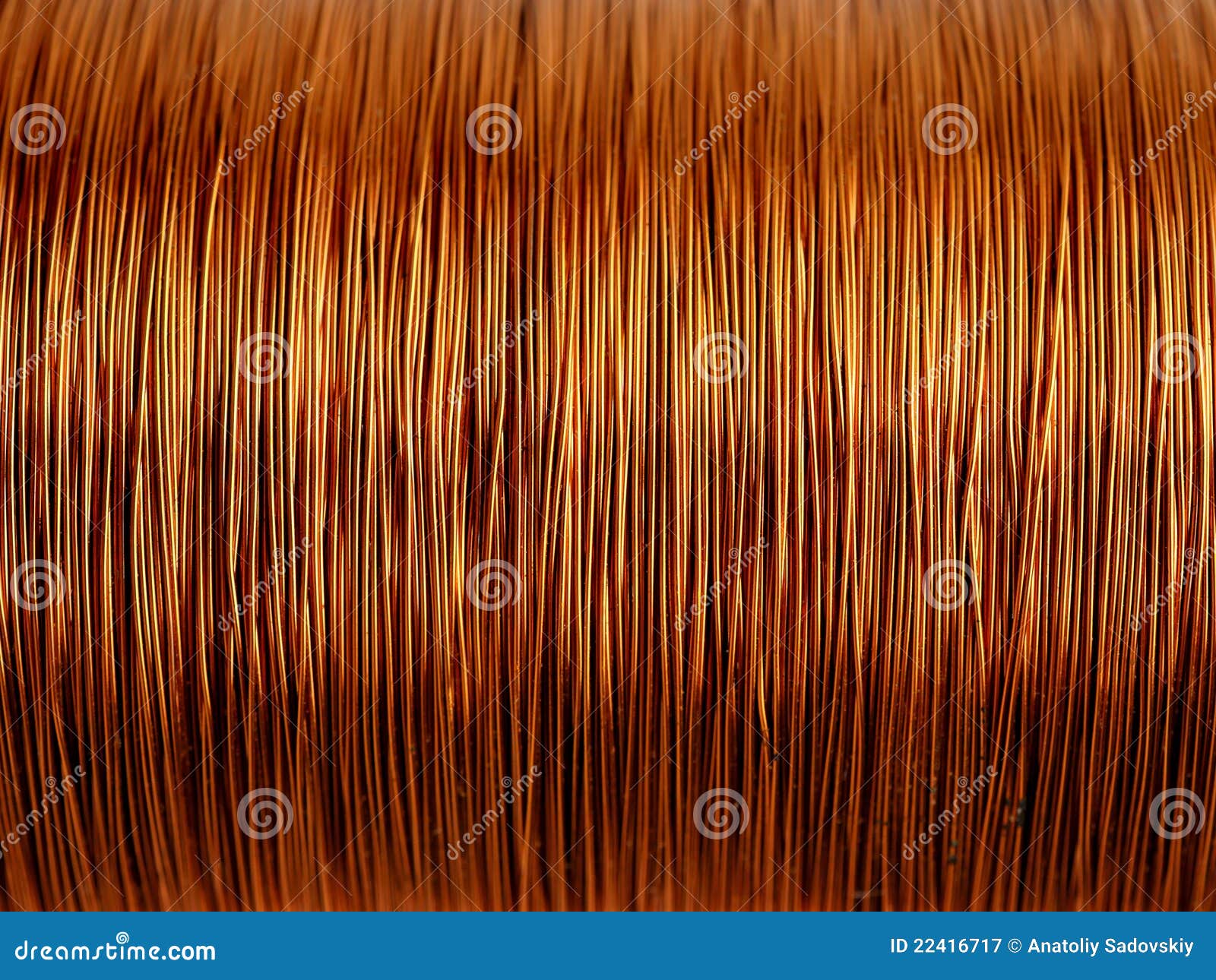 Background of copper wire stock image. Image of industrial - 22416717