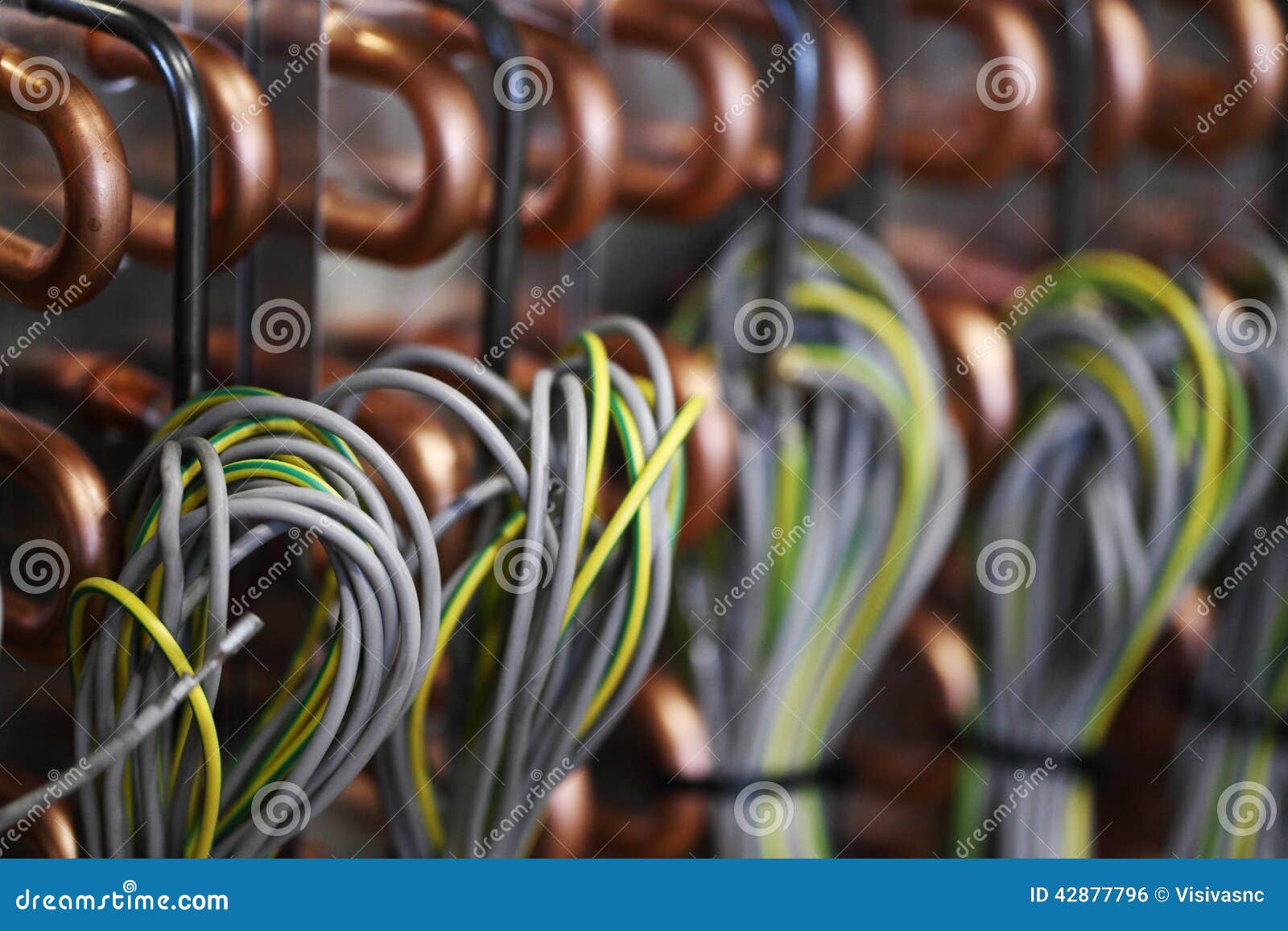 Copper Wires In Street Light Pole 2 Stock Photo | CartoonDealer.com ...