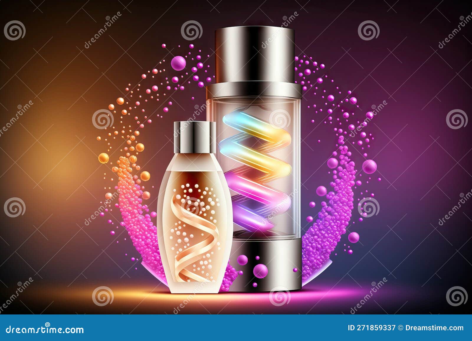 Background for Cosmetics Items is Abstract Stock Illustration ...