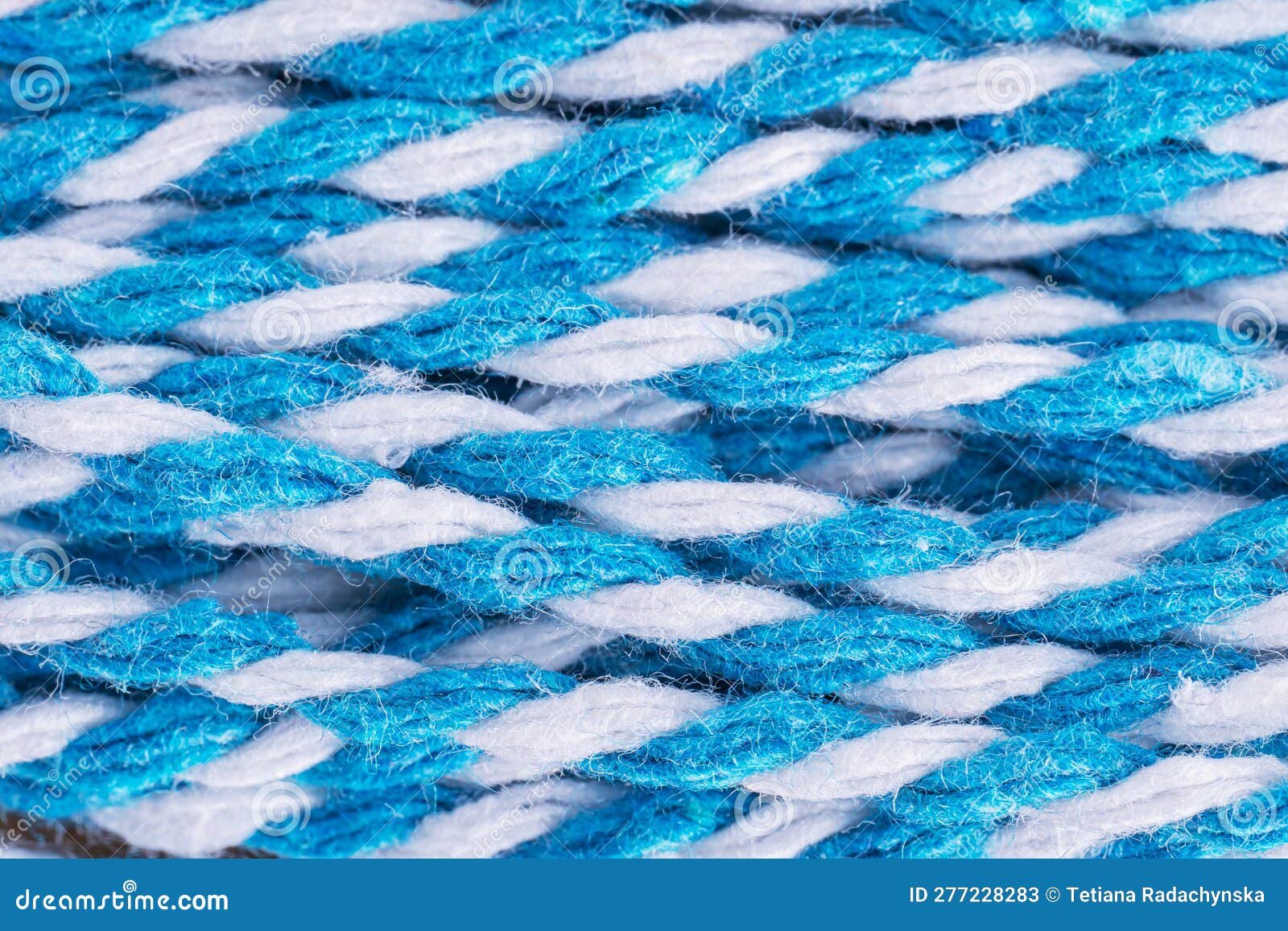 Background of Cotton Yarns or Threads, Macro Texture, Two Color Stock ...