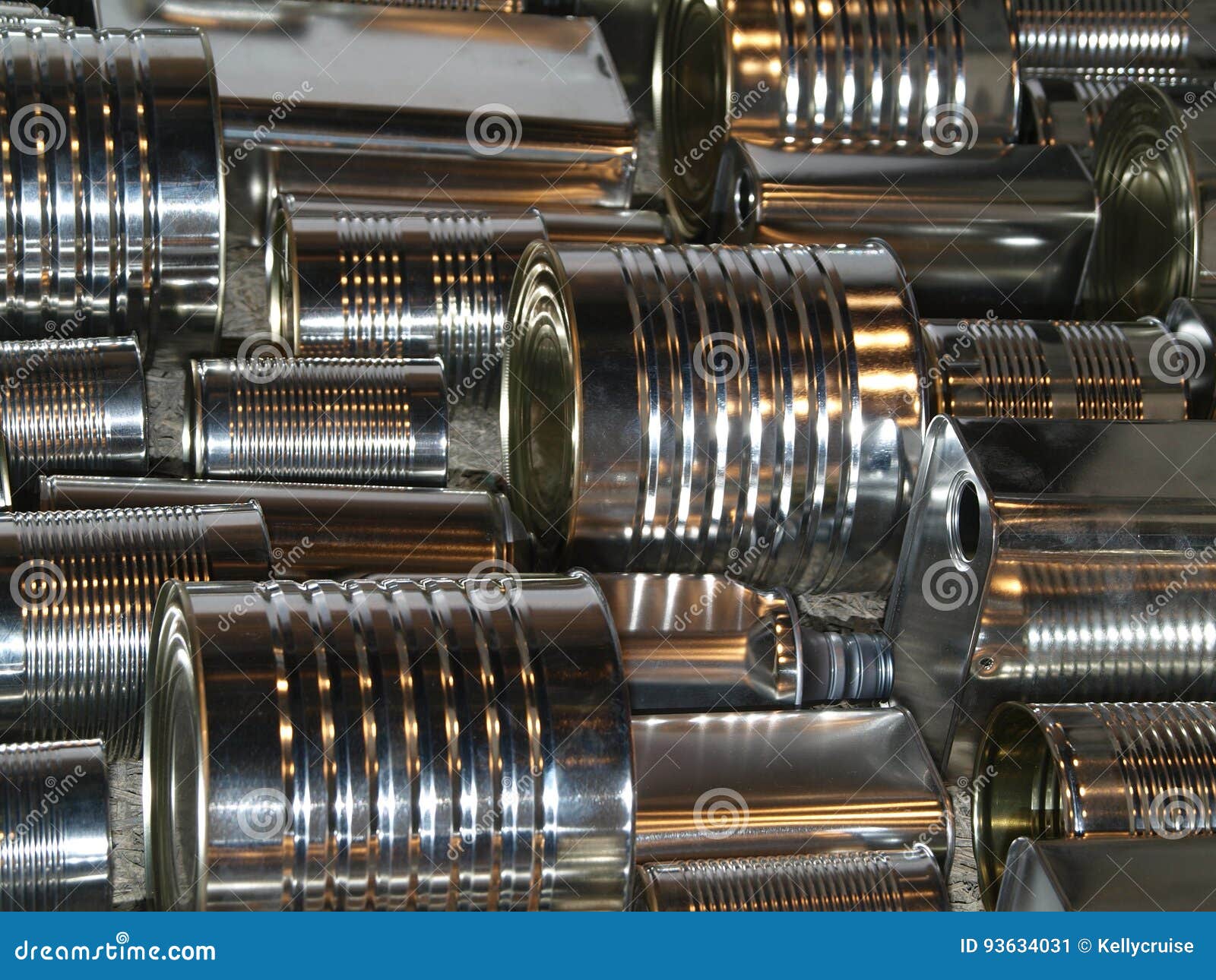 Background Created by Tin Cans Stock Image - Image of sealed ...