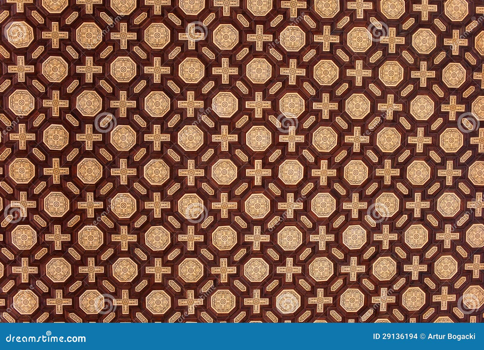 Background with Crosses and Octagons Stock Photo - Image of abstract ...