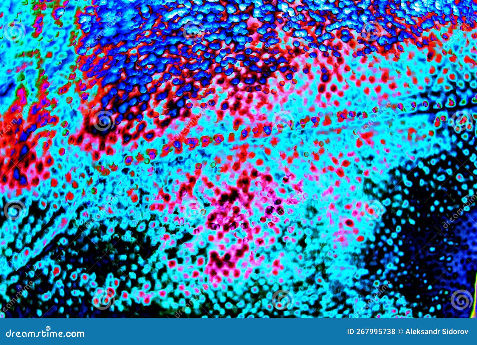 Background of Crowded Fish Scales, Bokeh, Changed Color Scheme. Texture ...