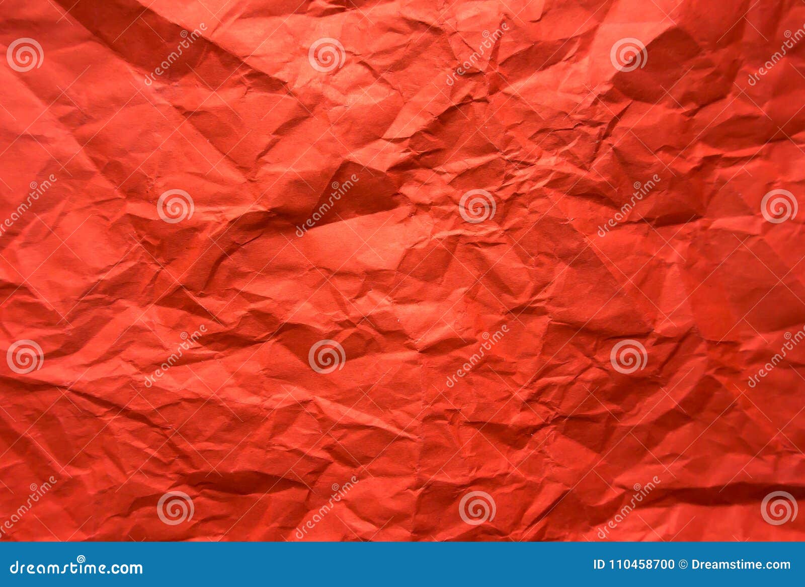 Background. Crumpled Red Sheet of Paper Stock Photo - Image of texture ...