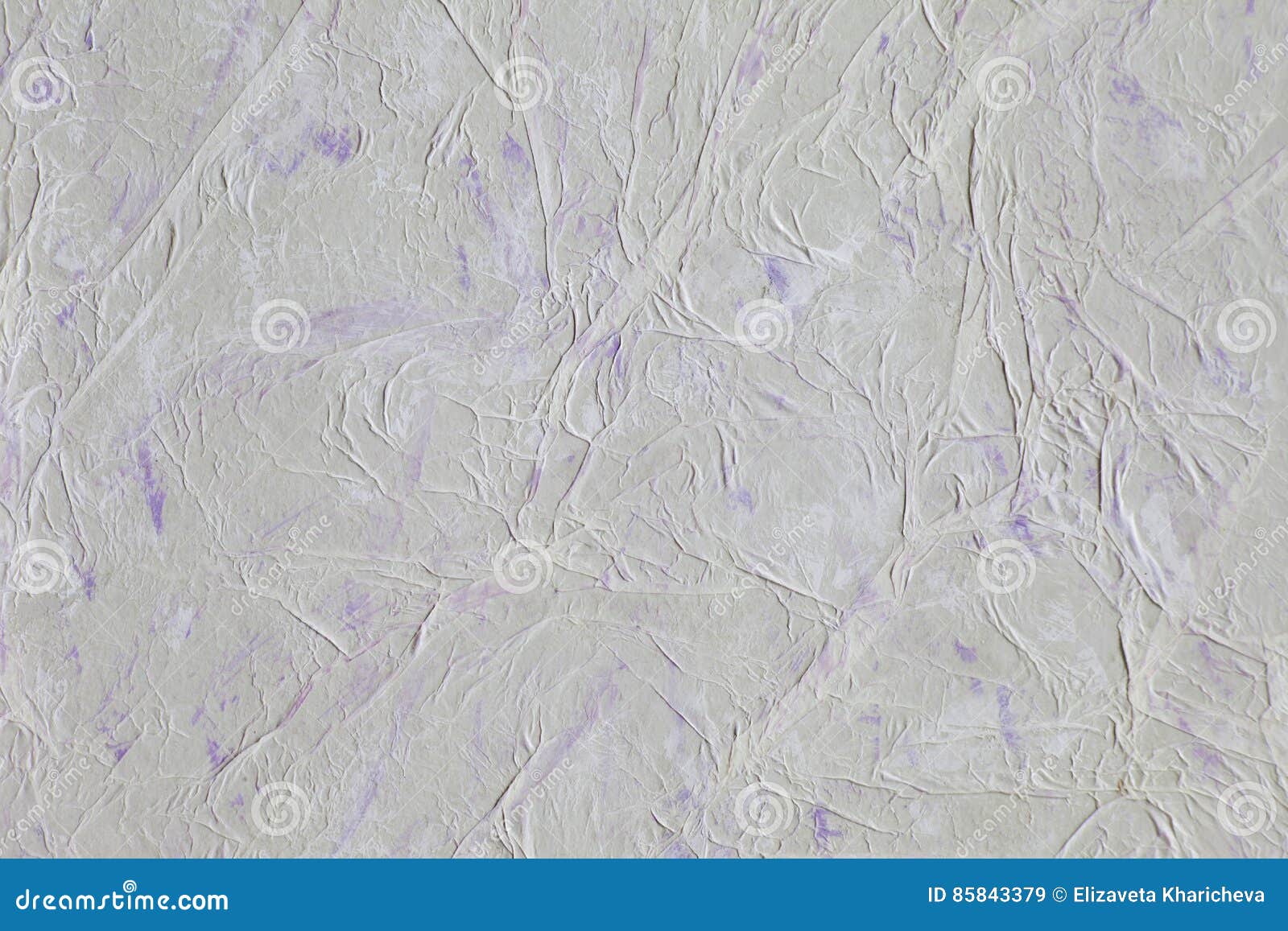 Background of Crumpled Tracing Paper and Purple Paint Strokes Stock ...