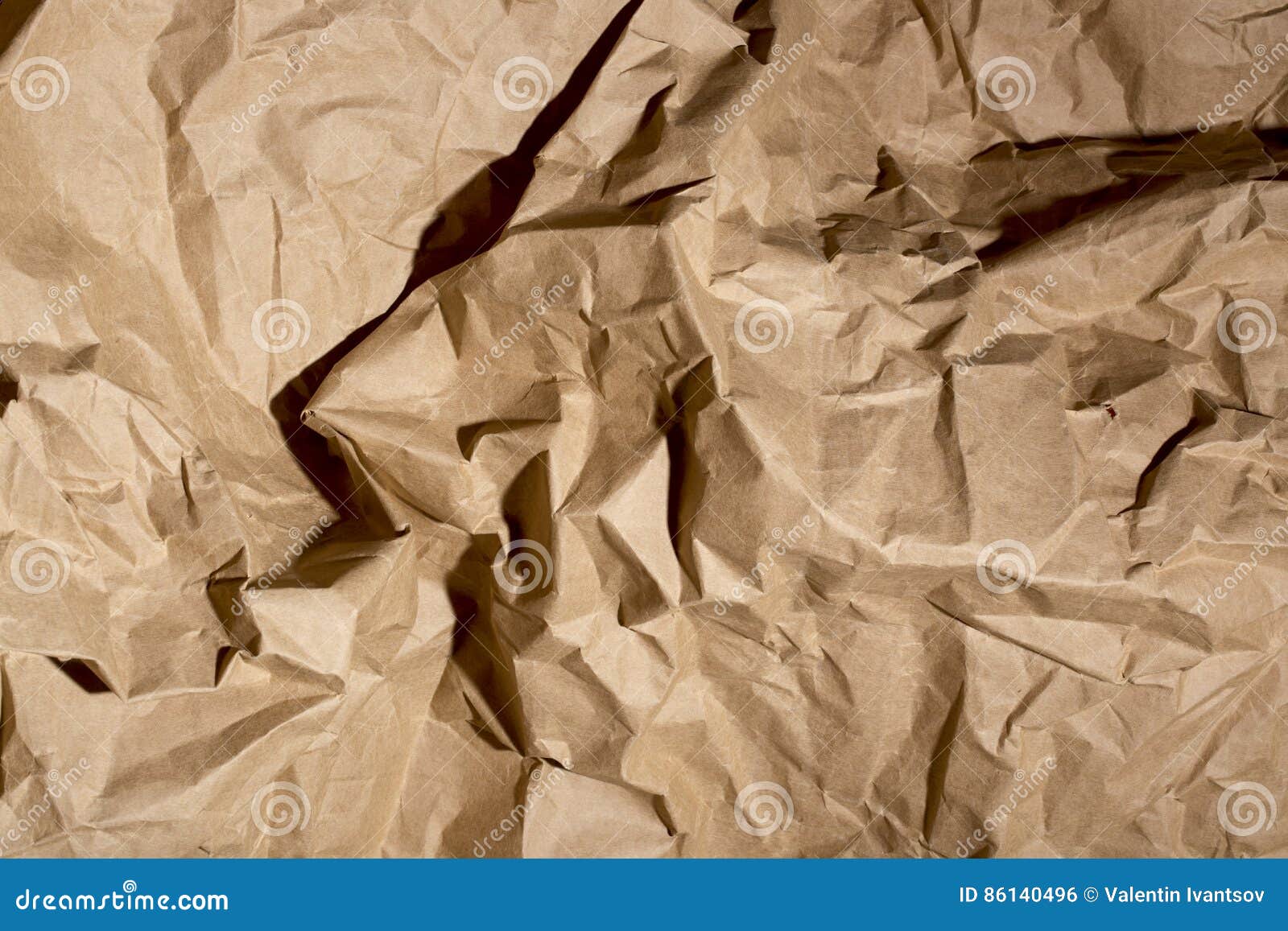 Background of Crumpled Wrapping Paper Stock Photo - Image of macro ...