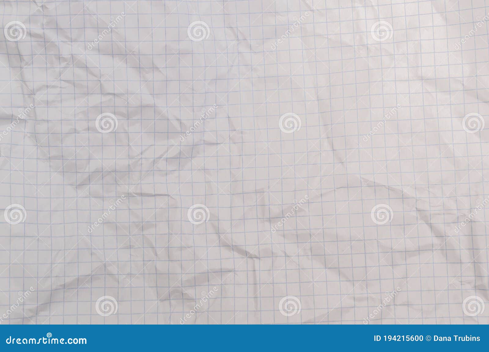 Background from Crushed White Squared Paper Page Stock Photo - Image of ...