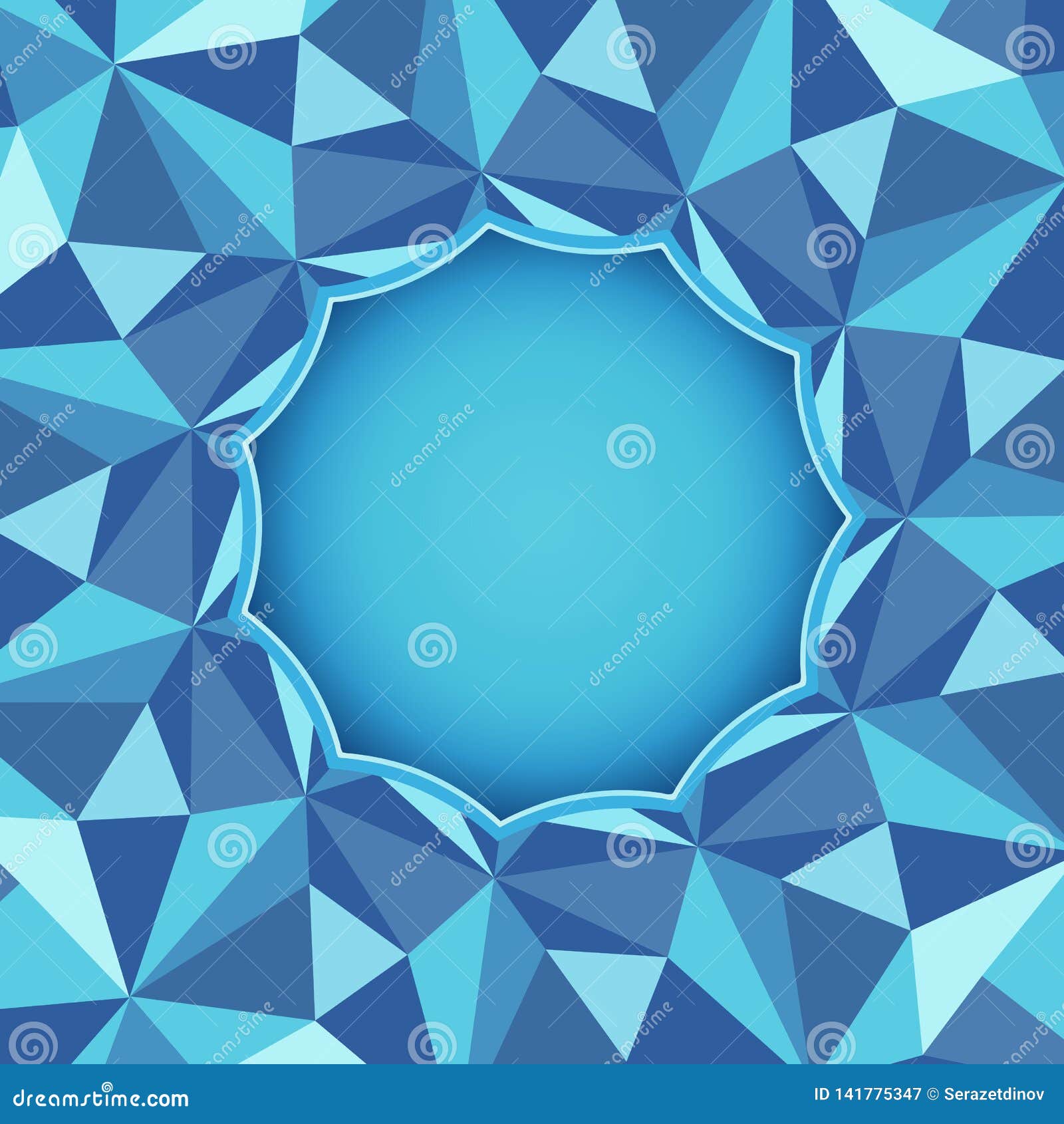 Background with Crystal or Ice Stock Vector - Illustration of backdrop ...