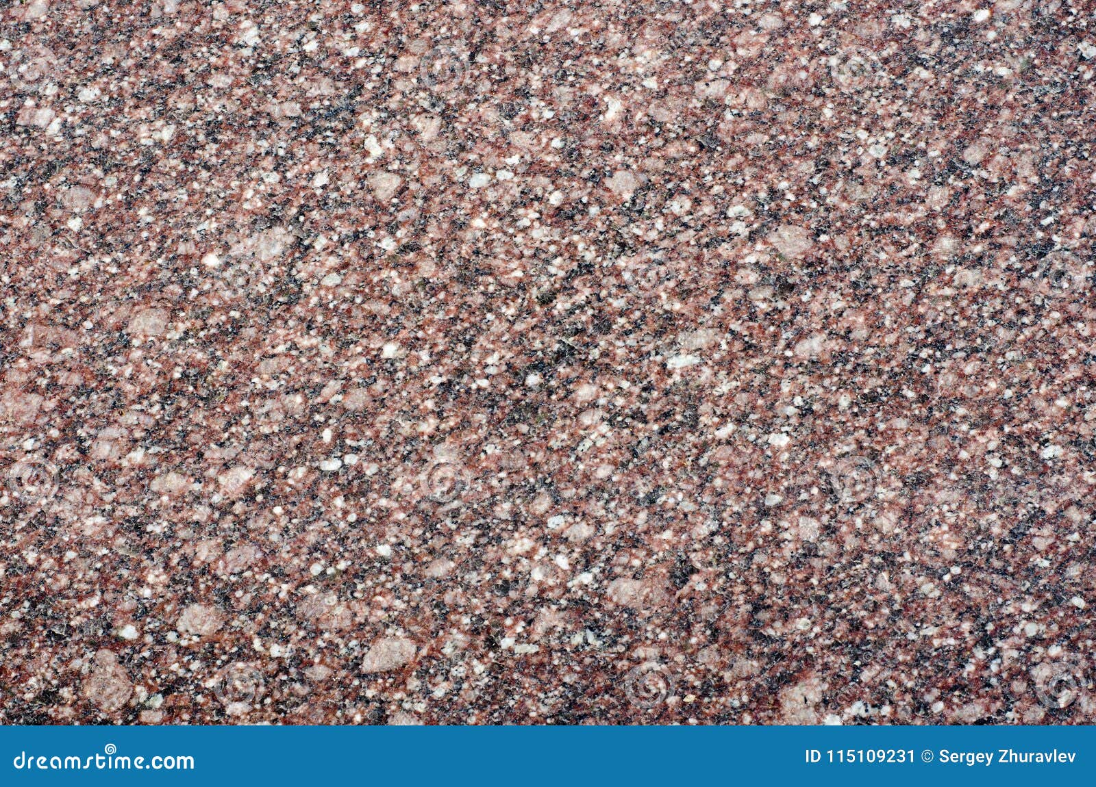 Crystal Structure of Gray-pink Granite with White Impregnations. Stock ...