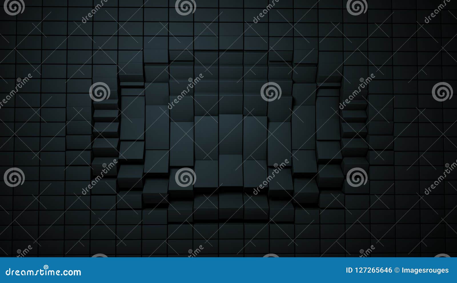 Background Cube Distortion Black Stock Illustration - Illustration of ...