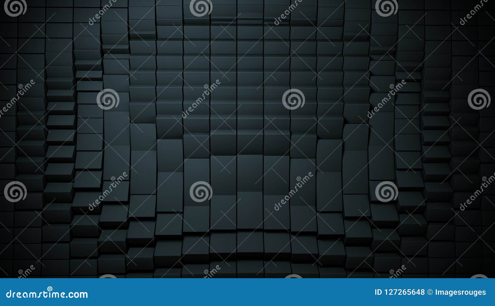 Background Cube Distortion Black Stock Illustration - Illustration of ...