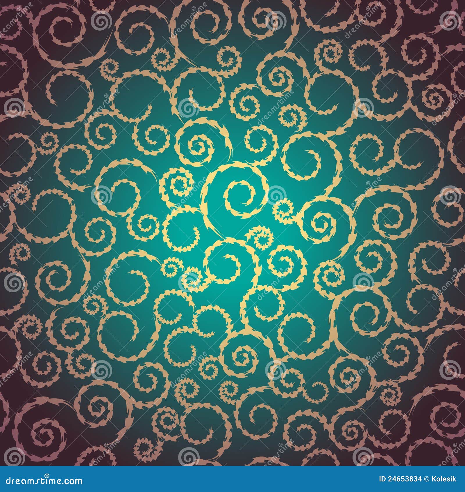 Background with Curls stock vector. Illustration of abstract - 24653834