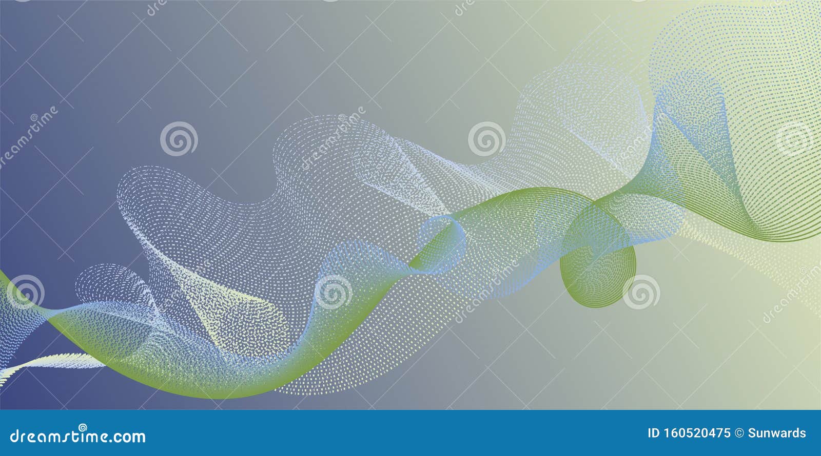 Overlapping Curves Card Backdrop Simple Design. Stock Vector ...