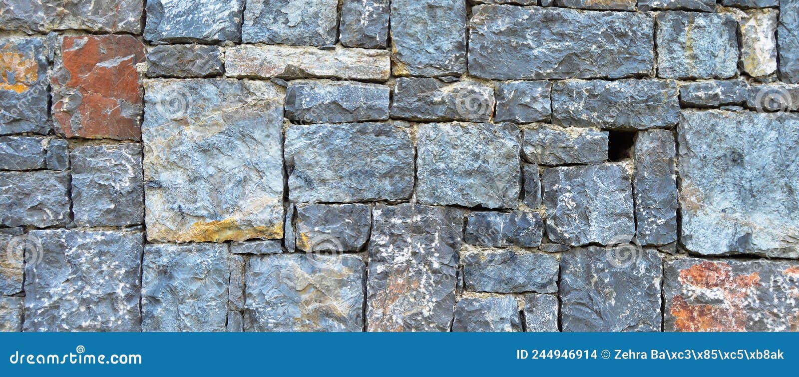 Fine cut blue stone wall stock photo. Image of ashlar - 244946914