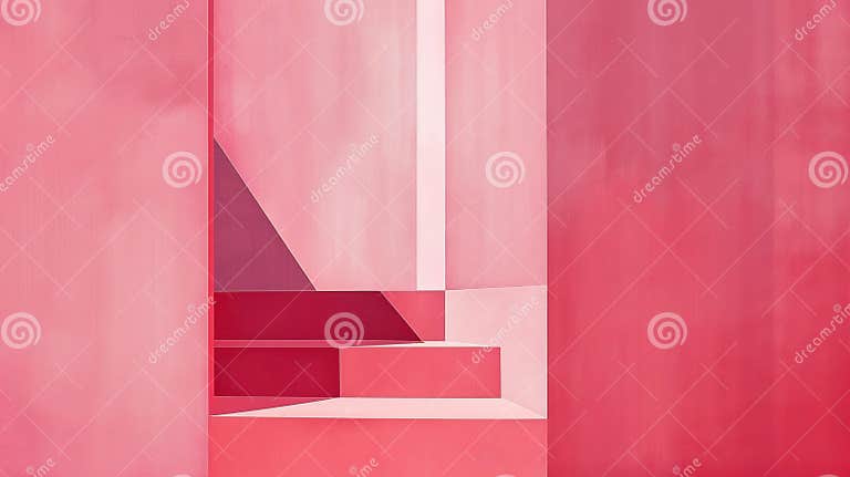 Background 3d Pink Abstract Background with Two Vertical Rectangles ...
