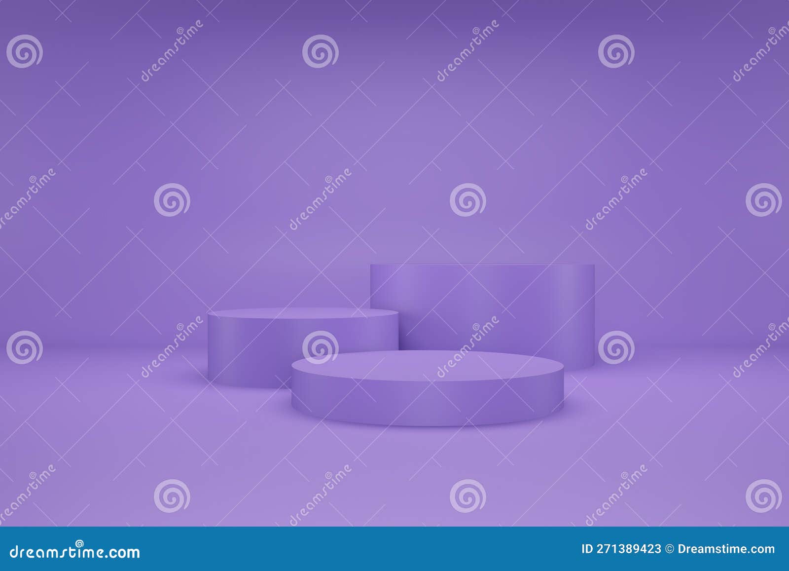Background 3d Purple Render with Cylinder Podium and Minimal in ...