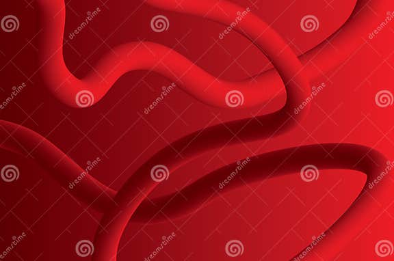 Background 3D Red Colour Vector Art Design Stock Illustration ...