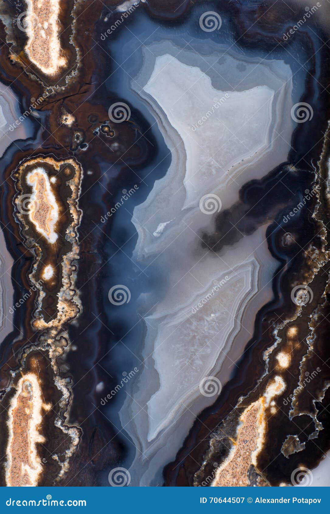 Background with Dark Agate Structure Stock Image - Image of abstract ...