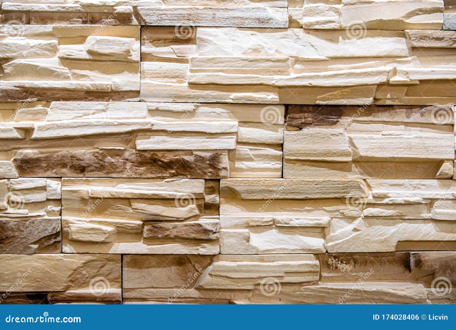 Background of Dark Beige Brick Stock Photo - Image of wall, brickwall ...