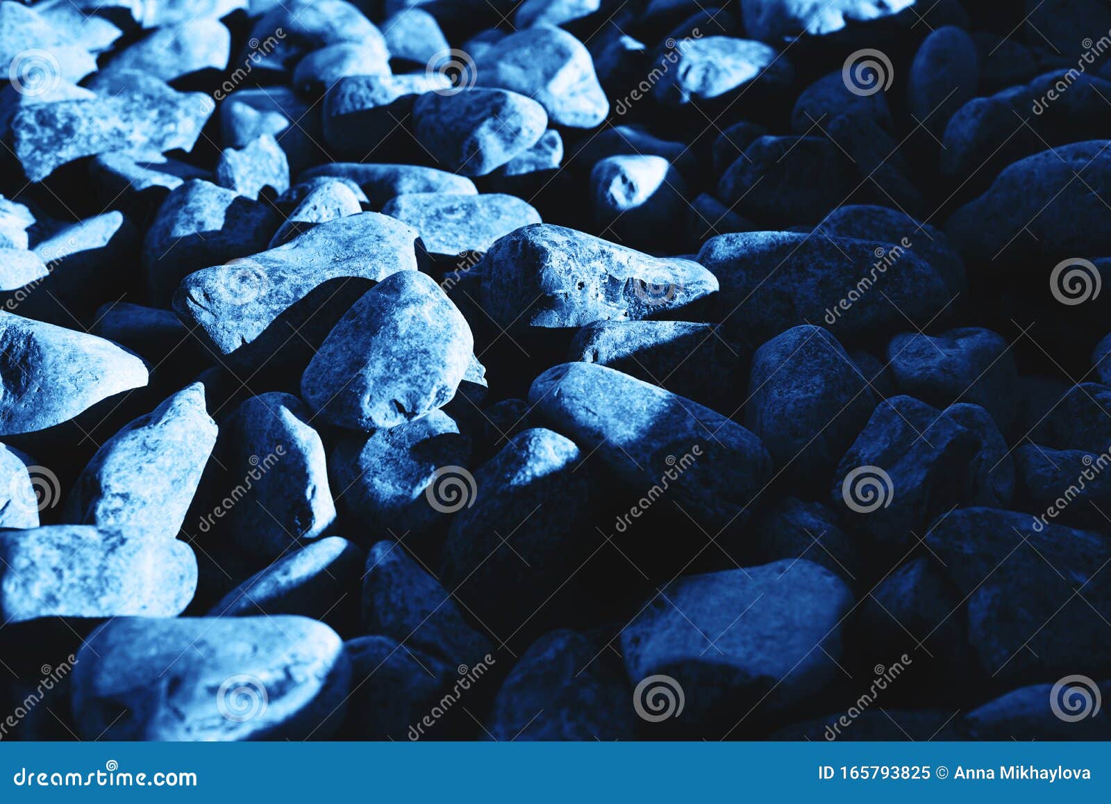 Background of Dark Blue Stones. Stock Image - Image of backdrop, light ...