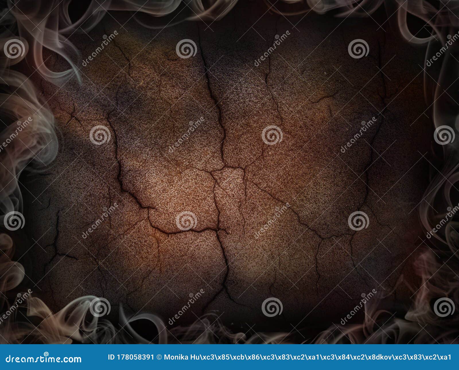 Background Dark Cracked and Smoked Poster Horizontal Stock Image ...
