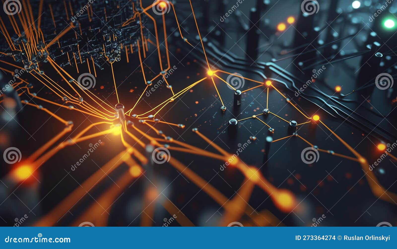 Background - Dark Cyber Texture with Smart Fiber Cables - Ai Generated ...