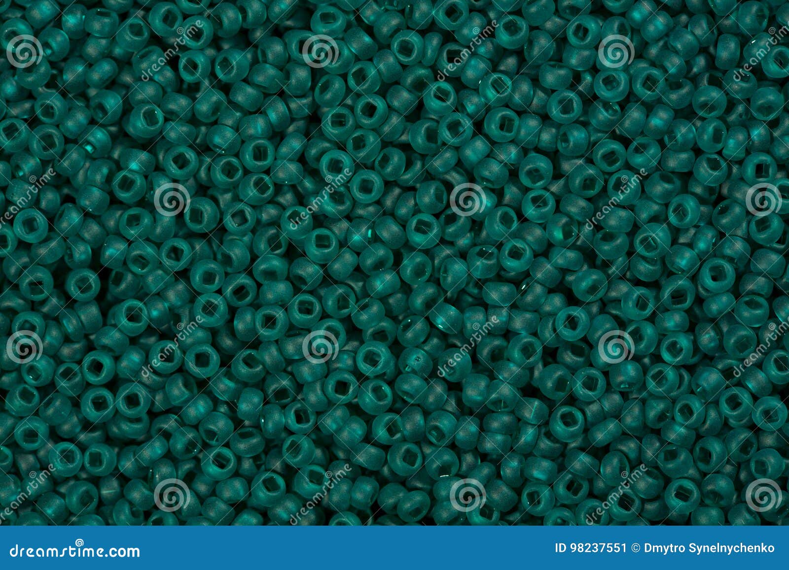 Background of Dark Green Seed Beads. Stock Image - Image of color ...
