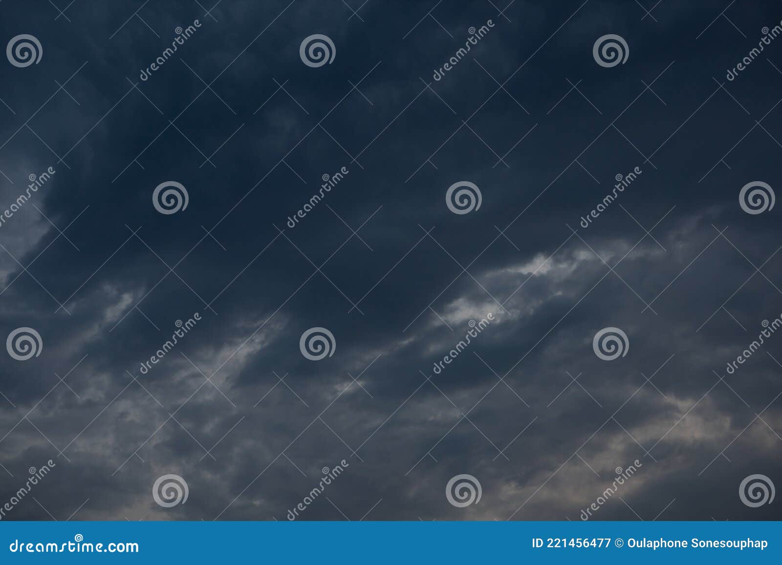 Dark Sky and Cloud before Rain Stock Image - Image of beautiful ...