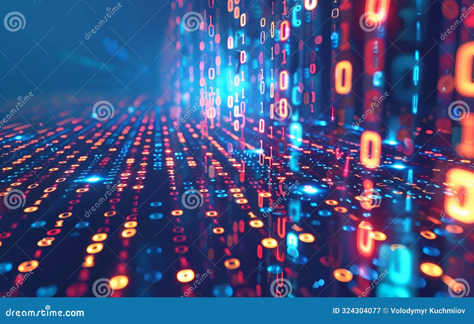 Background for Data Analysis in Vector Illustration Style Stock ...