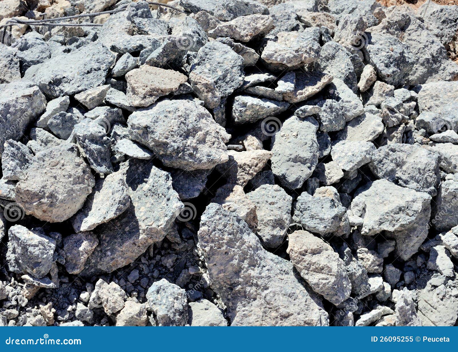 Background and Debris Concrete Structure Stock Image - Image of steel ...