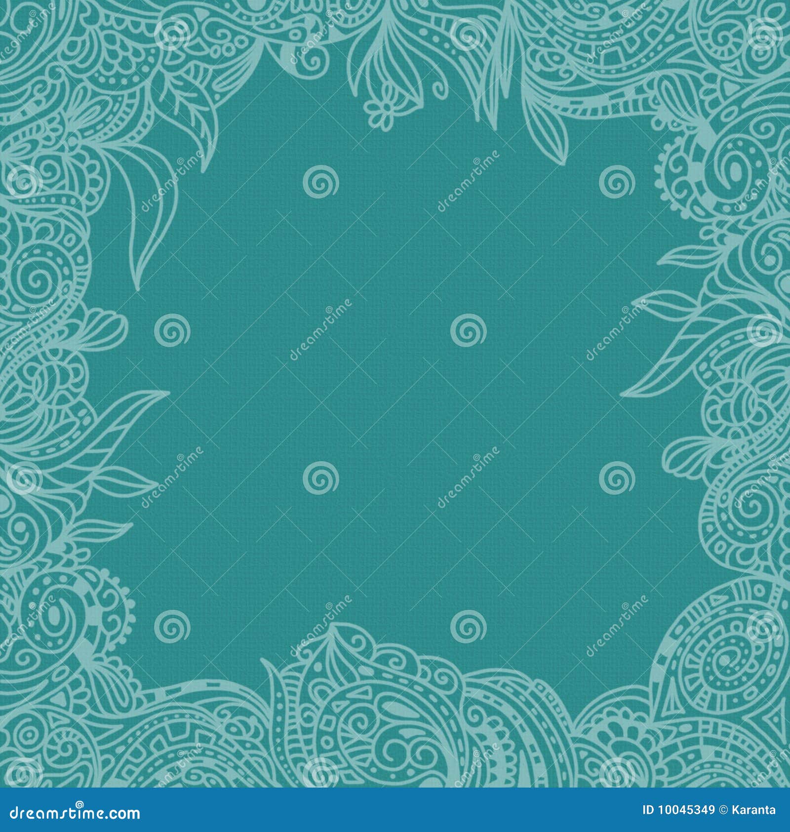 Background with Decorative Border Stock Illustration - Illustration of ...
