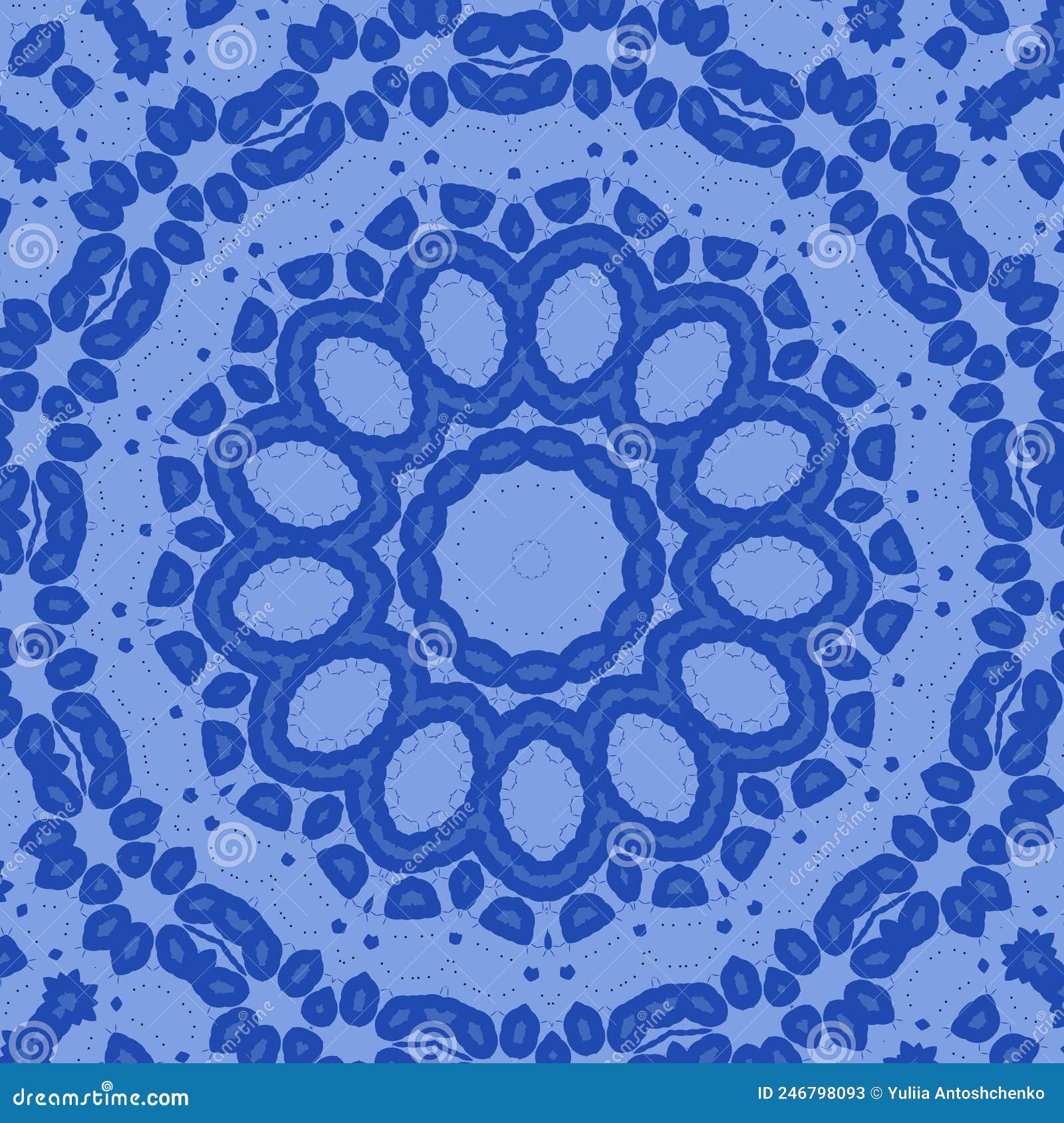 Background with Decorative Circular Pattern . Stock Illustration ...