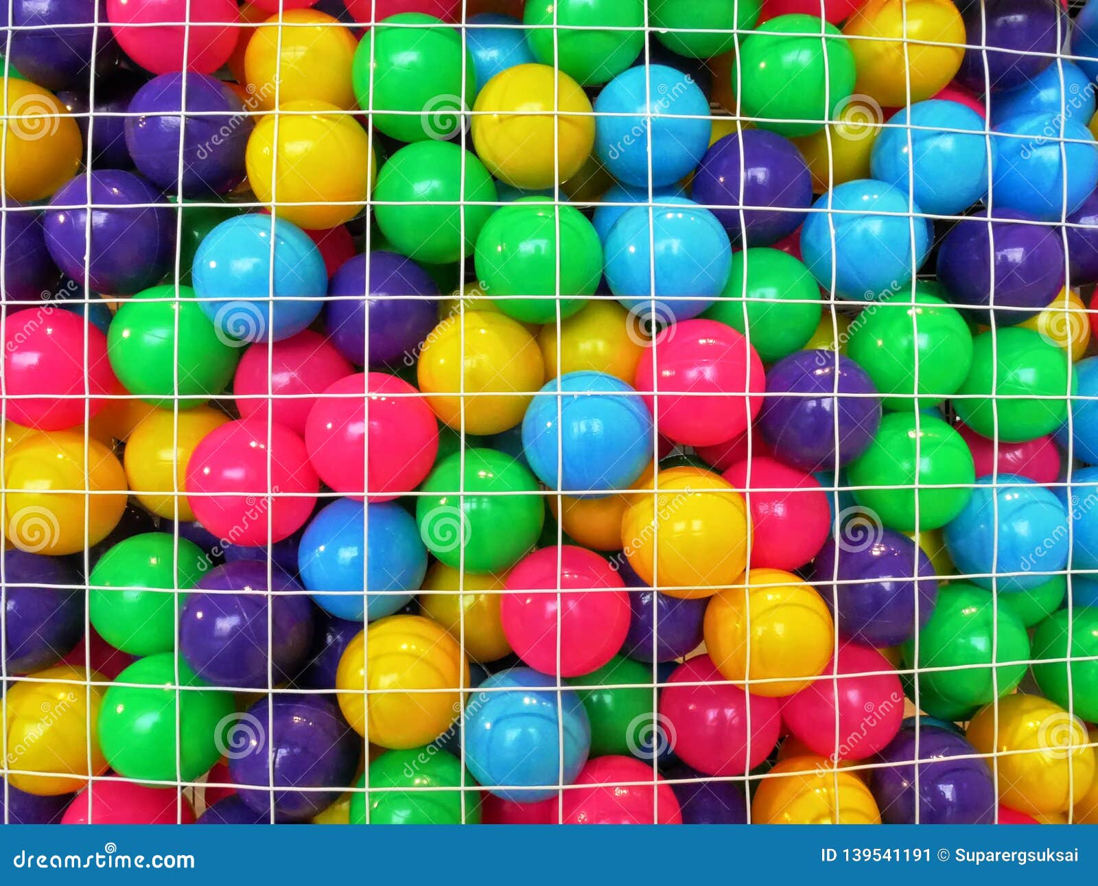 Background of Decorative Colorful Balls Stock Image - Image of ...