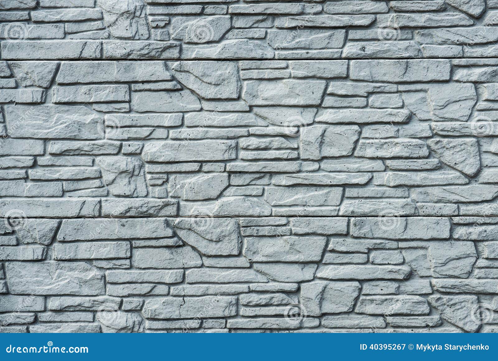 Decorative Stone Wall And Tiled Floor Interior Texture Mockup. Stock ...