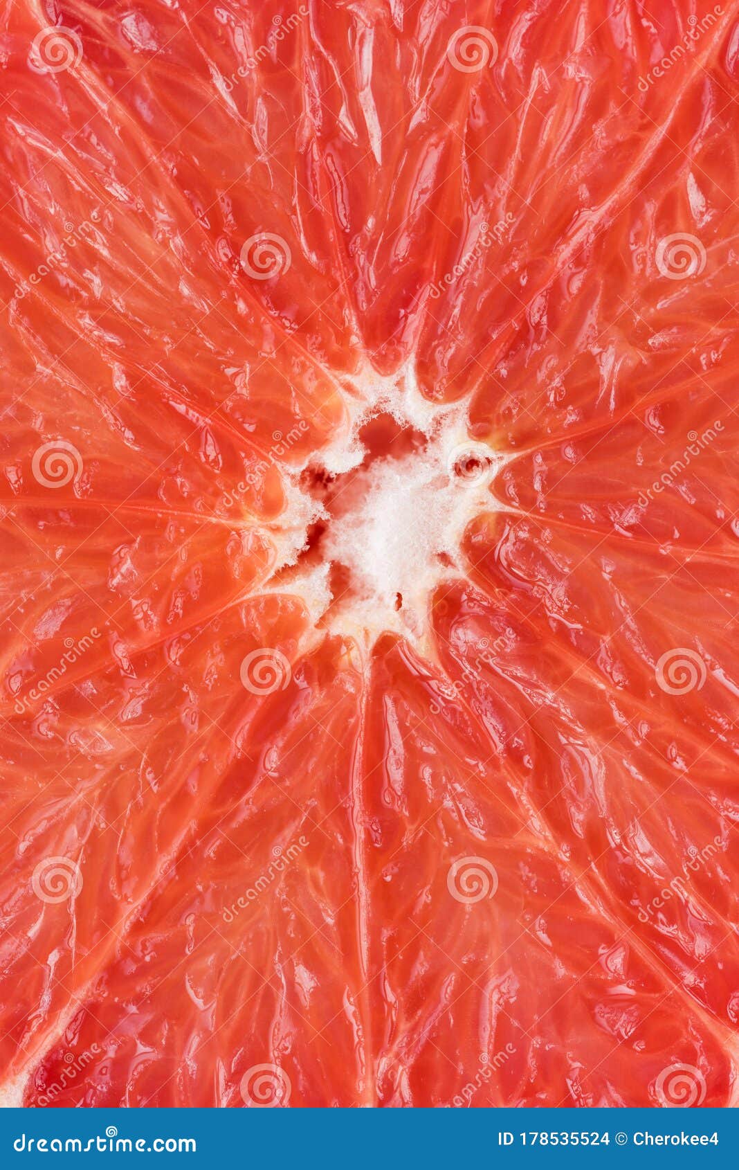 Background of Delicate Pink Pulp of Sliced Grapefruit. Stock Photo ...