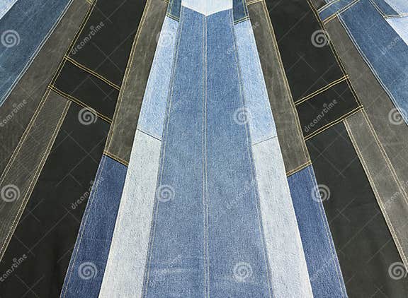 Background Denim Patchwork Texture Stock Photo - Image of brown ...