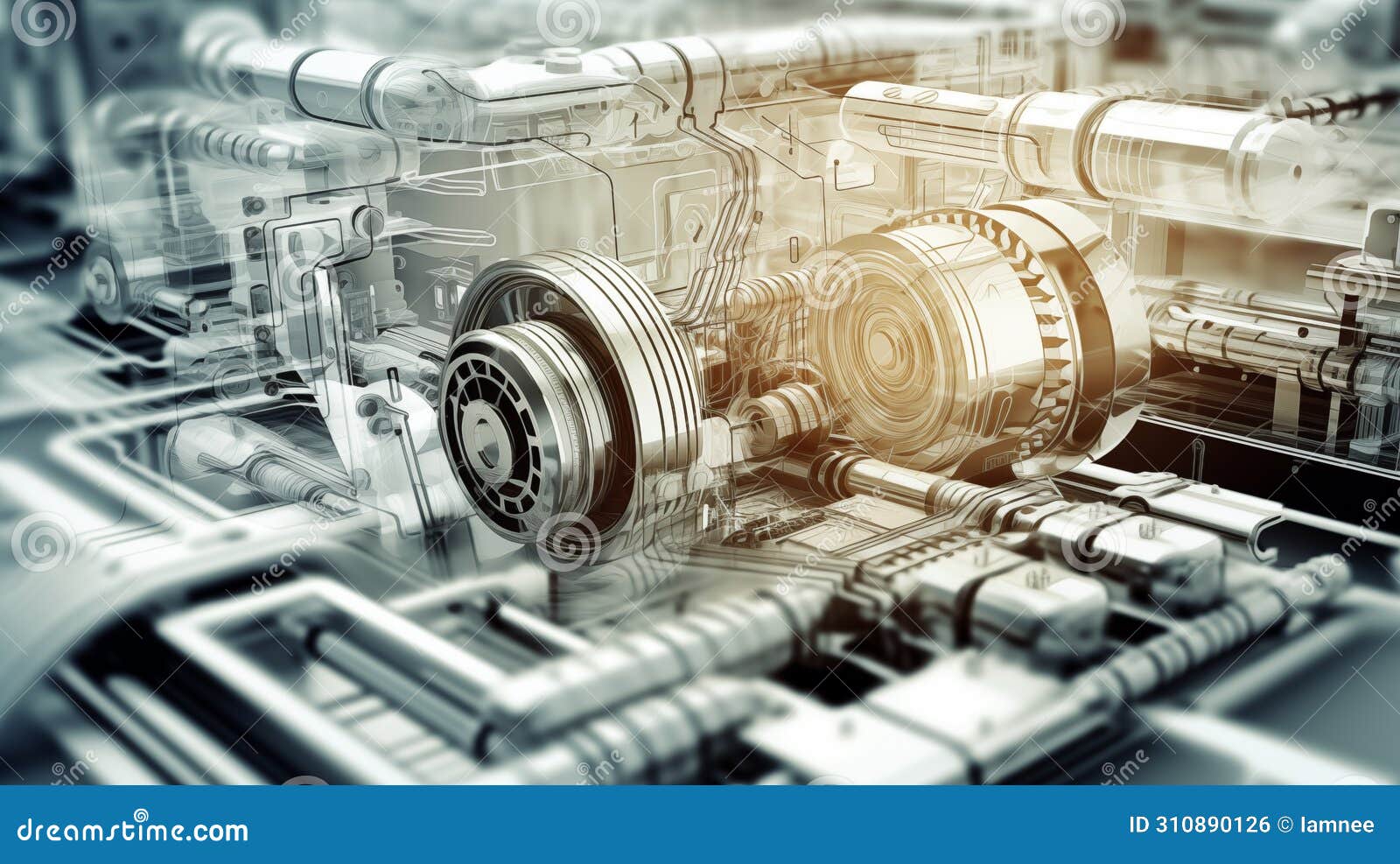 Background Depicting Engine Sensor Operation Scene in Detail.AI ...