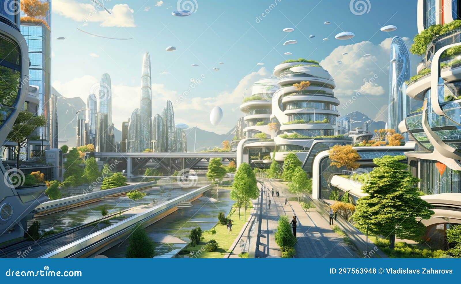 Background Depicts the Integration of Robots and Technology, Shaping a ...