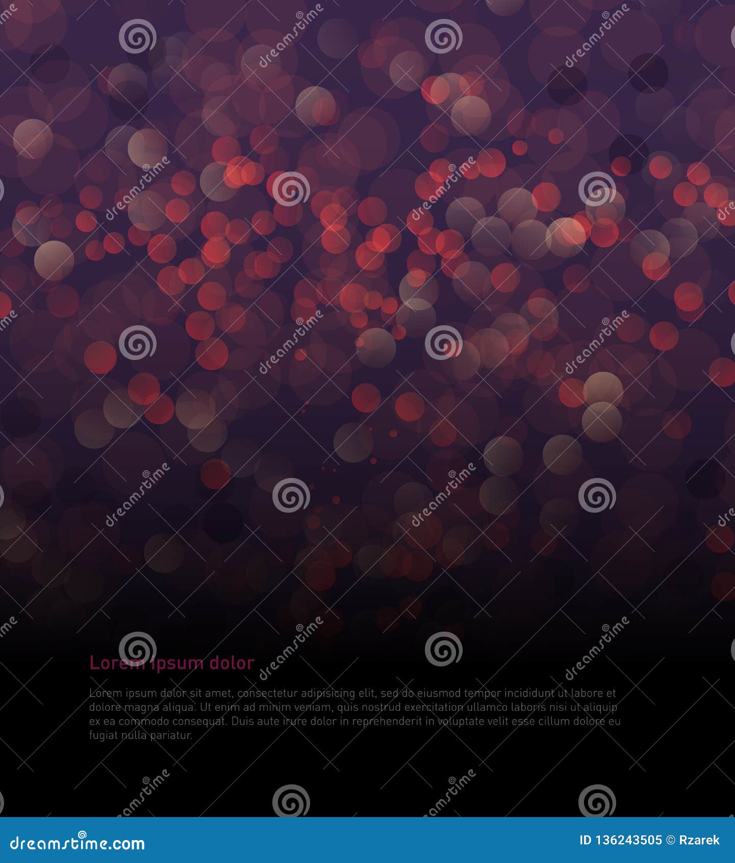 Background with Descending Lights and Bokeh. Vector Illustration ... Background with Descending Lights and Bokeh. Vector Illustration ...