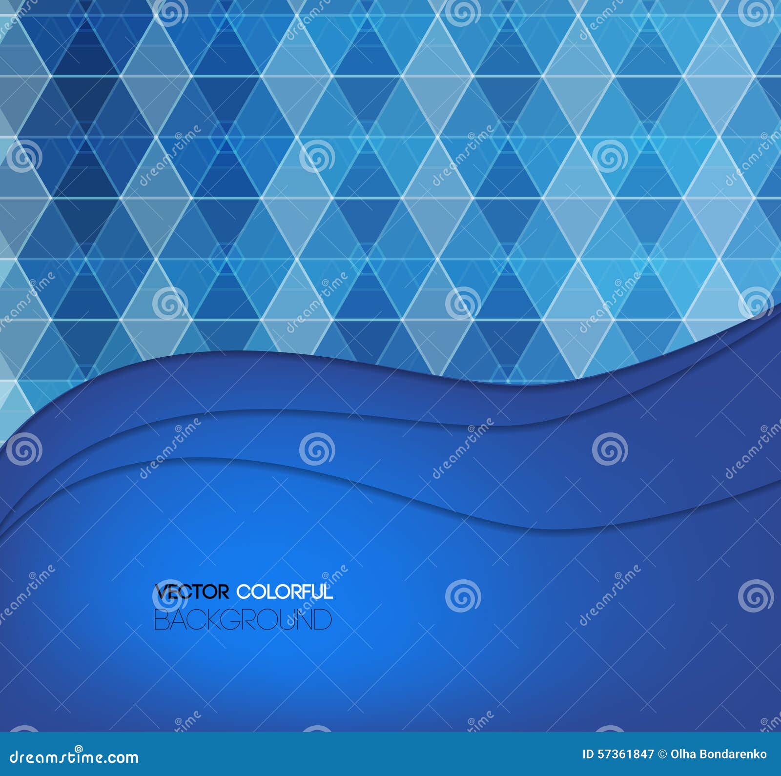 Background Design, Abstract Blue Backdrop Stock Vector - Illustration ...