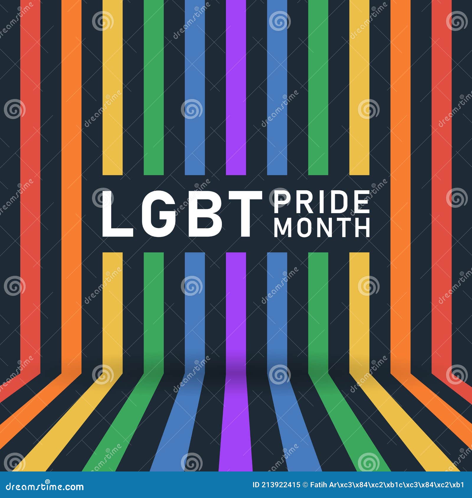 Pride Day Lgbtq Concept Lgbt Pride Month Poster Design Background
