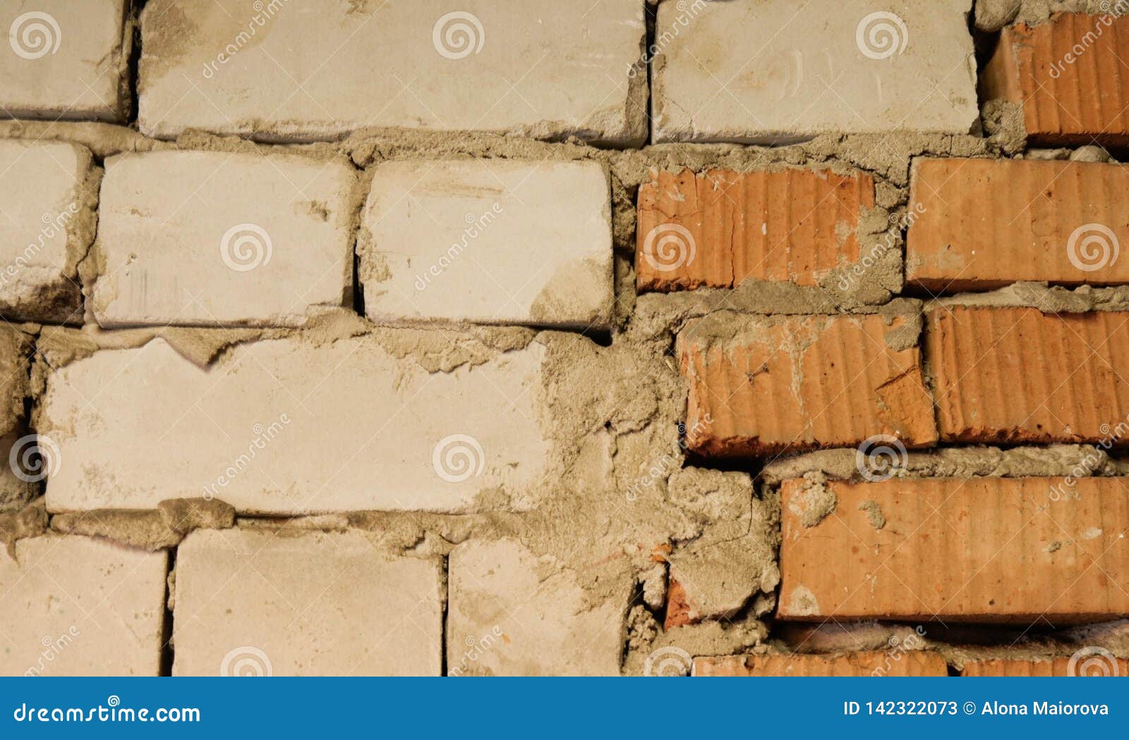 Brick Wall Texture with Paint Stock Image - Image of strong, facade ...