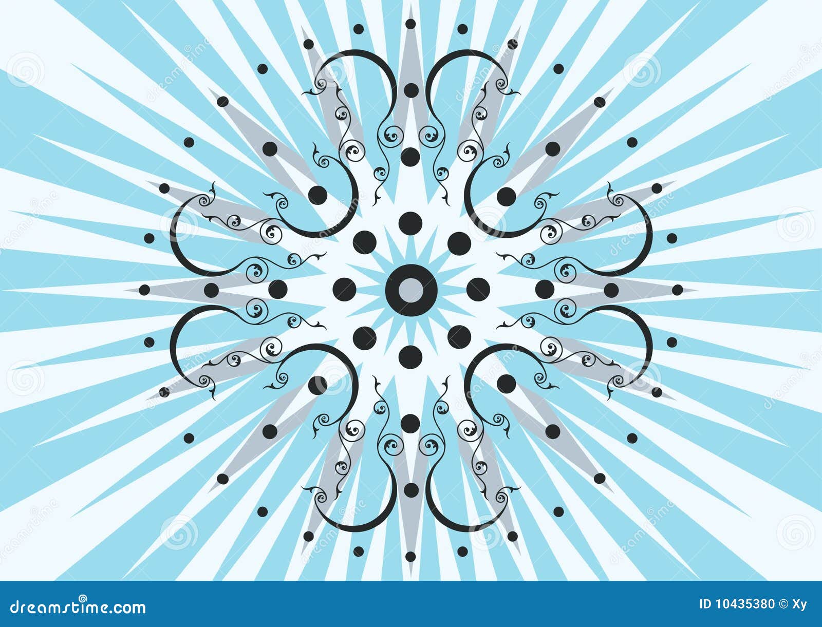 Background Design with Decorative Elements. Stock Vector - Illustration ...