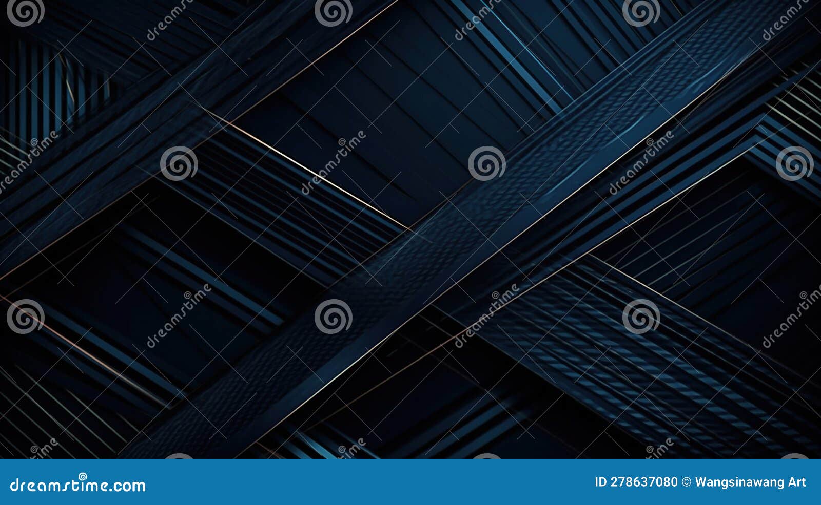 Background Design with Diagonal Dark Blue Line Pattern, Ai Generated ...