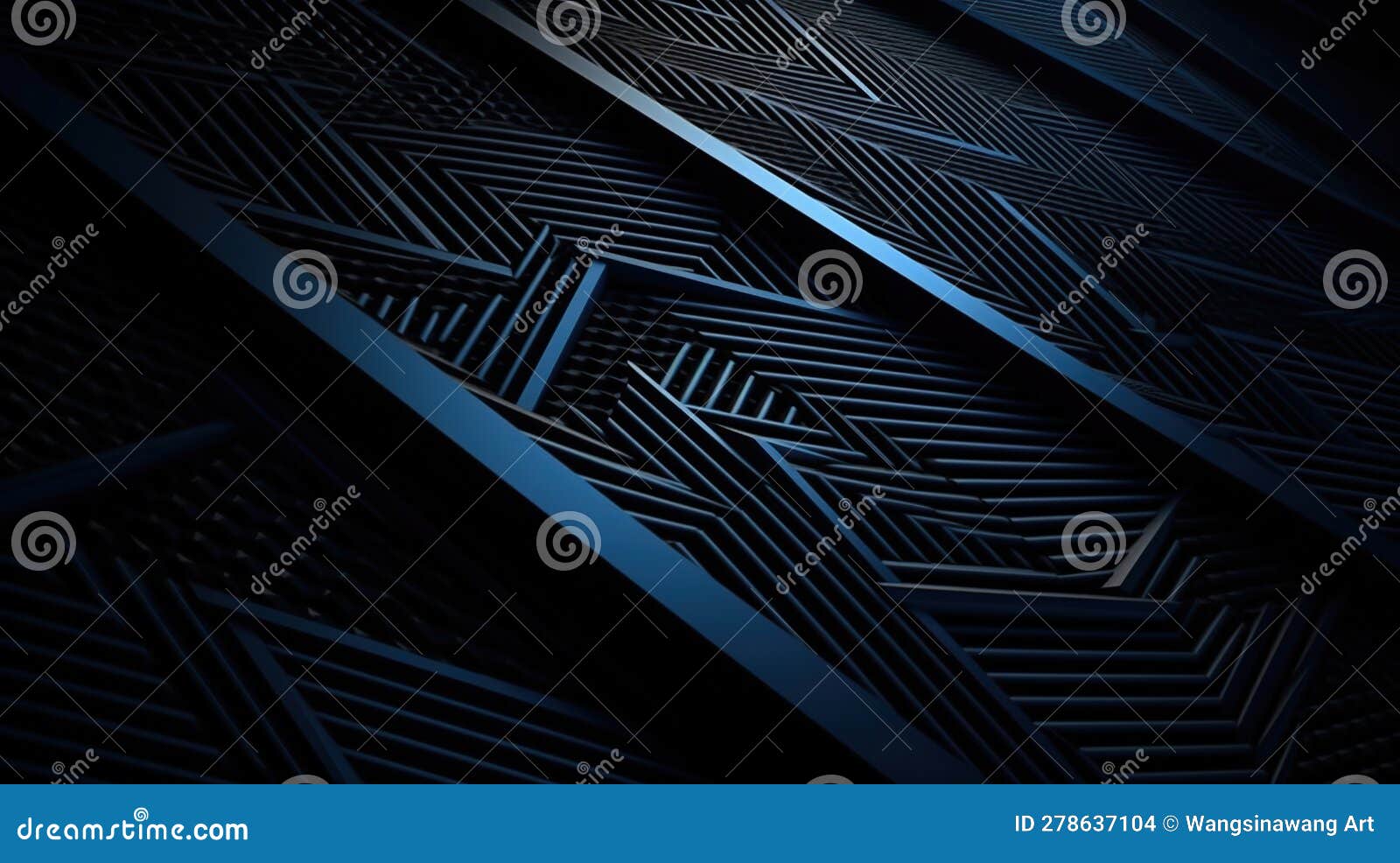 Background Design with Diagonal Dark Blue Line Pattern, Ai Generated ...